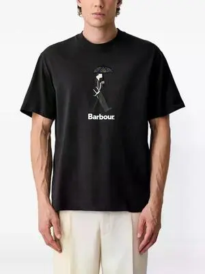 Barbour Graphic-print T-shirt - Black
