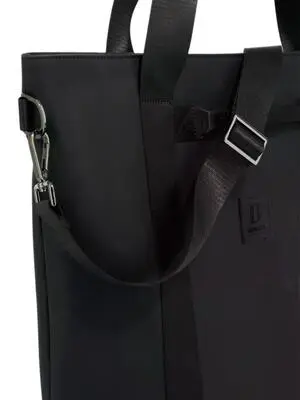 Boggi Milano Tote Bag In Rubberised Fabric