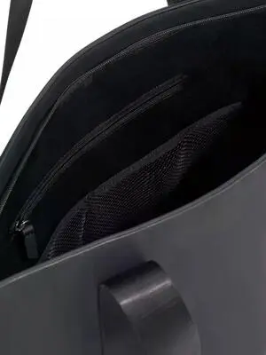 Boggi Milano Tote Bag In Rubberised Fabric