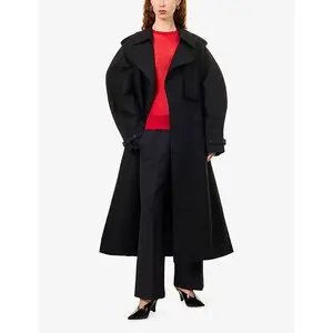 ANINE BING Sheer Knit Cotton-blend Jumper