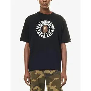 A BATHING APE Busy Works Logo-print Cotton T-shirt