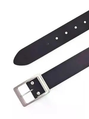 BGM LABEL Square-buckle Leather Belt