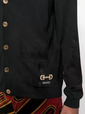 Gucci Intarsia-knit Wool Cardigan