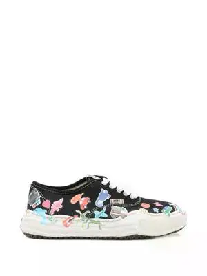Mihara Yasuhiro Printed Lace-up Sneakers
