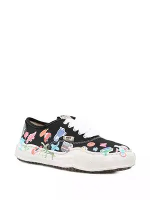 Mihara Yasuhiro Printed Lace-up Sneakers