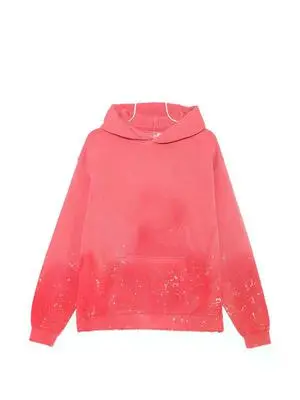 PALE CLOUD Paint-splatter-effect Hoodie