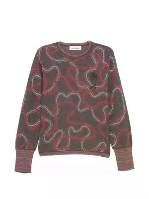 VIVIENNE WESTWOOD Orb-embroidered Jumper