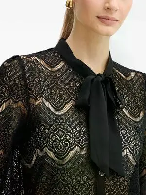 MORGAN Lace Tie Blouse