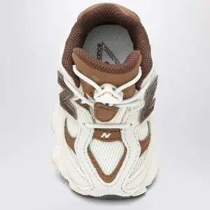 NEW BALANCE 9060 Beige Mesh And Suede Shoes - Multicolor