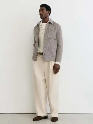 REISS Gano Wool-blend Twin-pocket Overshirt