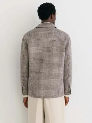 REISS Gano Wool-blend Twin-pocket Overshirt