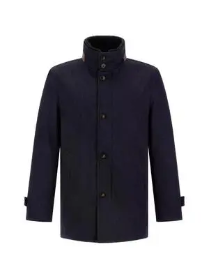 Herno Button-fastening Jacket - Blue