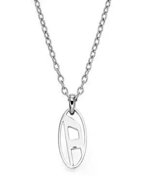 DIESEL® Stainless Steel Pendant Necklace - Silver