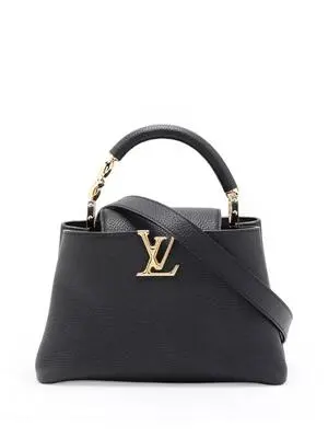 LOUIS VUITTON 2021-2026 Taurillon Capucines Bb Satchel - Black