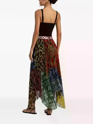 Alice + Olivia Katz Handkerchief-hem Midi Skirt