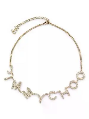 JIMMY CHOO Logo-lettering Necklace