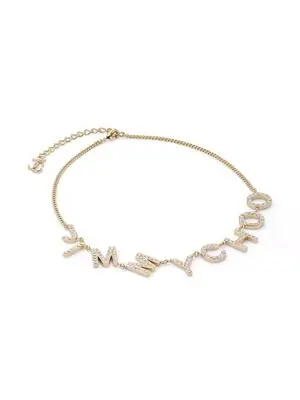 JIMMY CHOO Logo-lettering Necklace