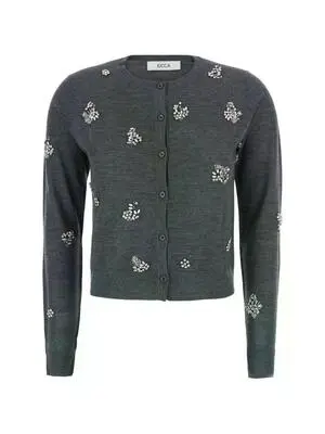 JUCCA Crystal-embellished Wool Cardigan