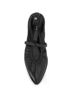 Ash Bella Pointed-toe Elasticated Ballet Flats