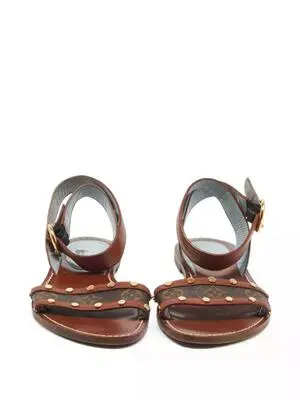 LOUIS VUITTON Passenger Monogram Flat Sandals