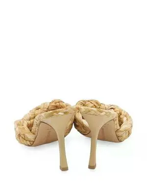 Bottega Veneta Stretch Twisted Intrecciato Slide Sandals