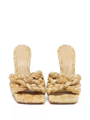 Bottega Veneta Stretch Twisted Intrecciato Slide Sandals