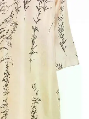 ALYSI Floral Print Tie-fastening Blouse