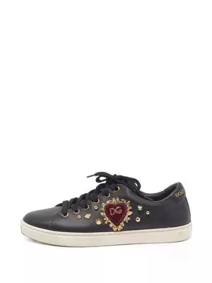 Dolce & Gabbana Portofino Heart-patch Sneakers