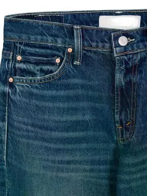 MOTHER The Lil' Reifler Distressed Straight-leg Jeans