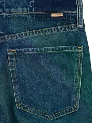 MOTHER The Lil' Reifler Distressed Straight-leg Jeans