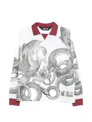 Just Cavalli Graphic-print Long-sleeve T-shirt