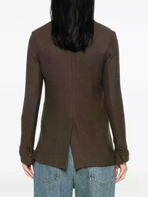 CIRCOLO 1901 Textured Double-breasted Wool Blazer