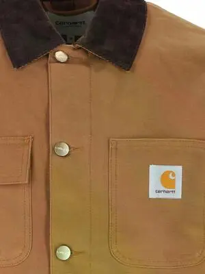 Carhartt Work In Progress Michigan Coat Corduroy-collar Logo-patch Jacket