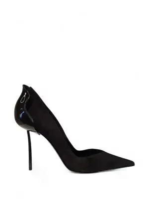 LE SILLA Petalo Pointed-toe Pumps - Black