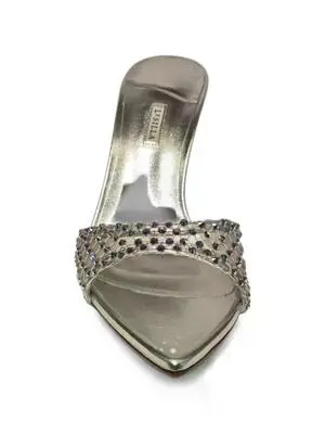 LE SILLA Gilda Crystal-embellished Pointed-toe Sandals