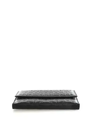 Gucci 2000-2015 Horsebit Embossed Calfskin Wallet Long Wallets