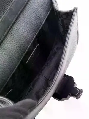 Dior Leather Mini Gallop Crossbody Bag - Black