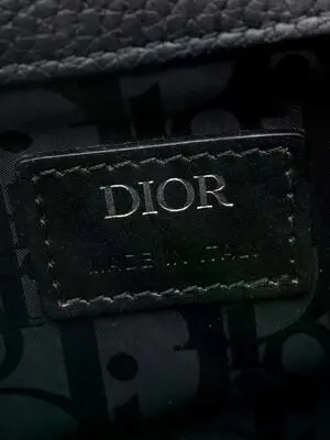 Dior Leather Mini Gallop Crossbody Bag - Black
