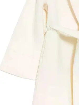 SIMONA CORSELLINI Belted Wide-sleeve Coat