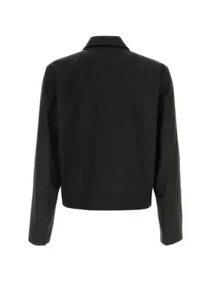 Gucci Zip-up Collared Jacket - Black