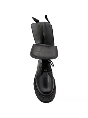 PATRIZIA BONFANTI Scorpio Lace-up Ankle Boots - Black
