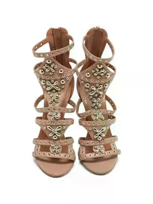 Alaïa Floral-embellished Gladiator Sandals