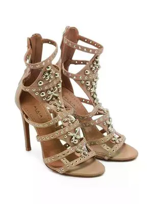 Alaïa Floral-embellished Gladiator Sandals