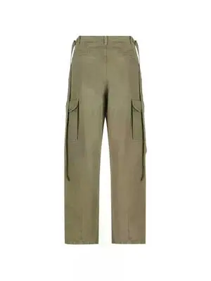 Fendi Cotton Cargo Pants With Buckle Detail