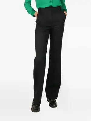 Camilla And Marc High-waisted Straight-leg Trousers - Black