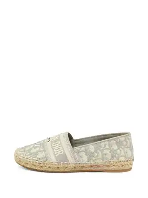 Dior Granville Oblique Jacquard Espadrilles - Grey
