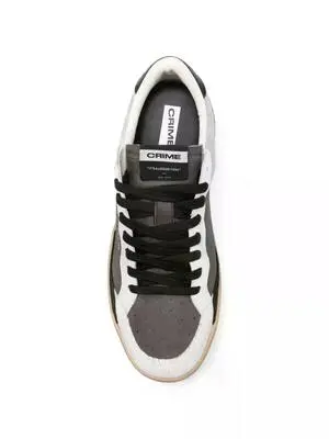 CRIME LONDON Logo-print Leather Sneakers