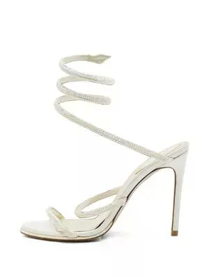 Rene Caovilla Embellished Ankle-wrap Stiletto Sandals