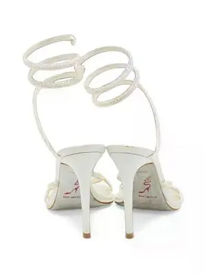 Rene Caovilla Embellished Ankle-wrap Stiletto Sandals