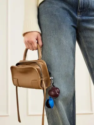 Loewe Shell Leather Bag Charm